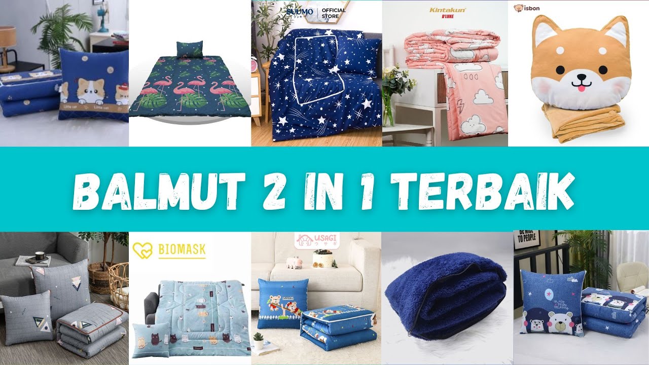 BALMUT Bantal Selimut 2 in 1 Terbaik 2023 - YouTube