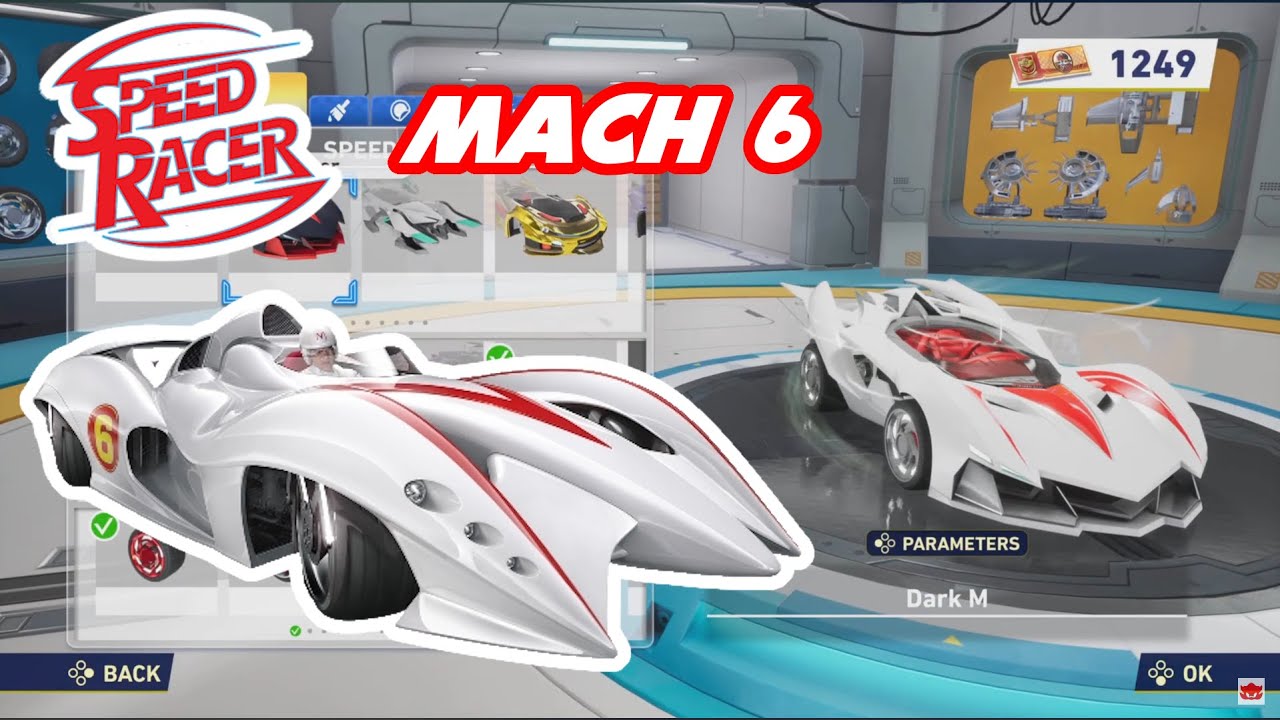 SPEED RACER Mach 6 in Sonic Racing CrossWorlds - YouTube