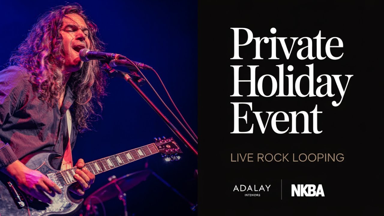 Inside a Private Holiday Showcase | Live Rock Looping at Adalay ...