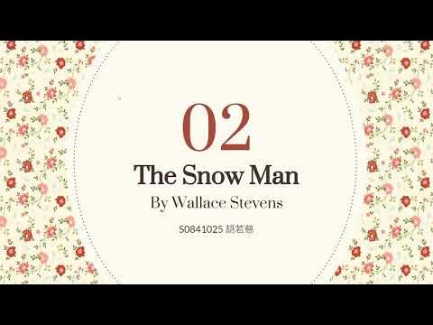 G2-The Snow Man by Wallace Stevens 02 - YouTube