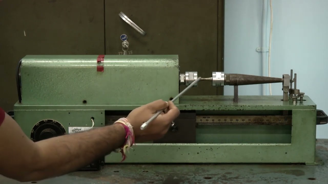 Rotating Beam Bending Fatigue Experiment | IIT Bombay | Solid Mechanics ...
