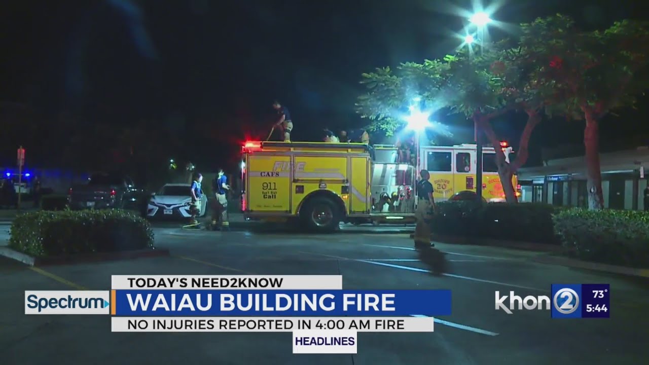 Early morning fire in Waiau - YouTube