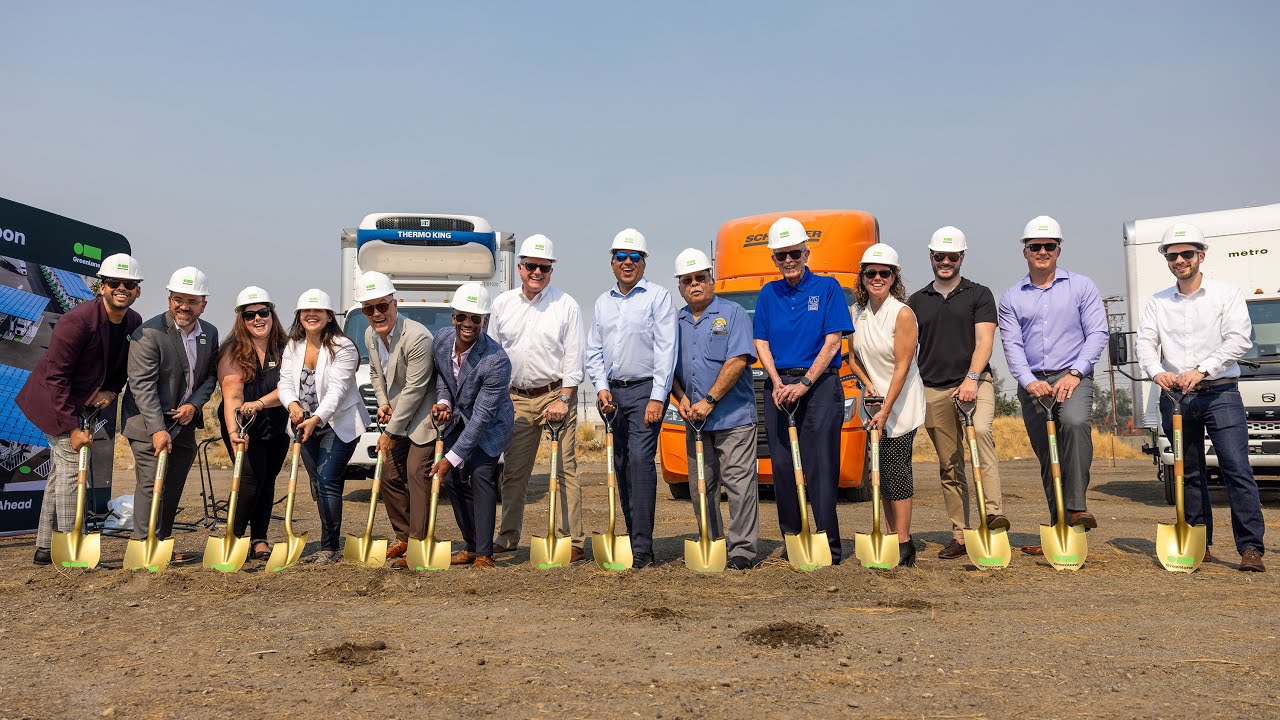 Greenlane Groundbreaking Event of Colton, CA Commercial Trucking & EV ...
