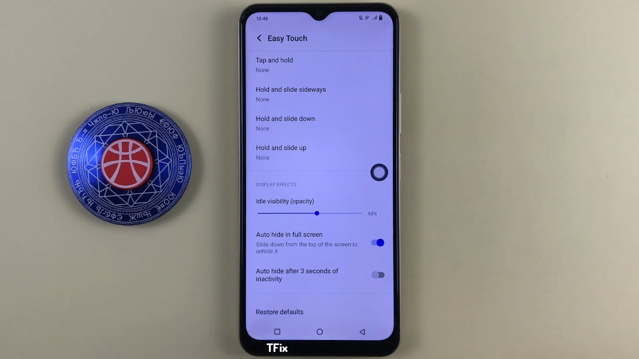 How to automatically hide the virtual Home button after 3 seconds on ...