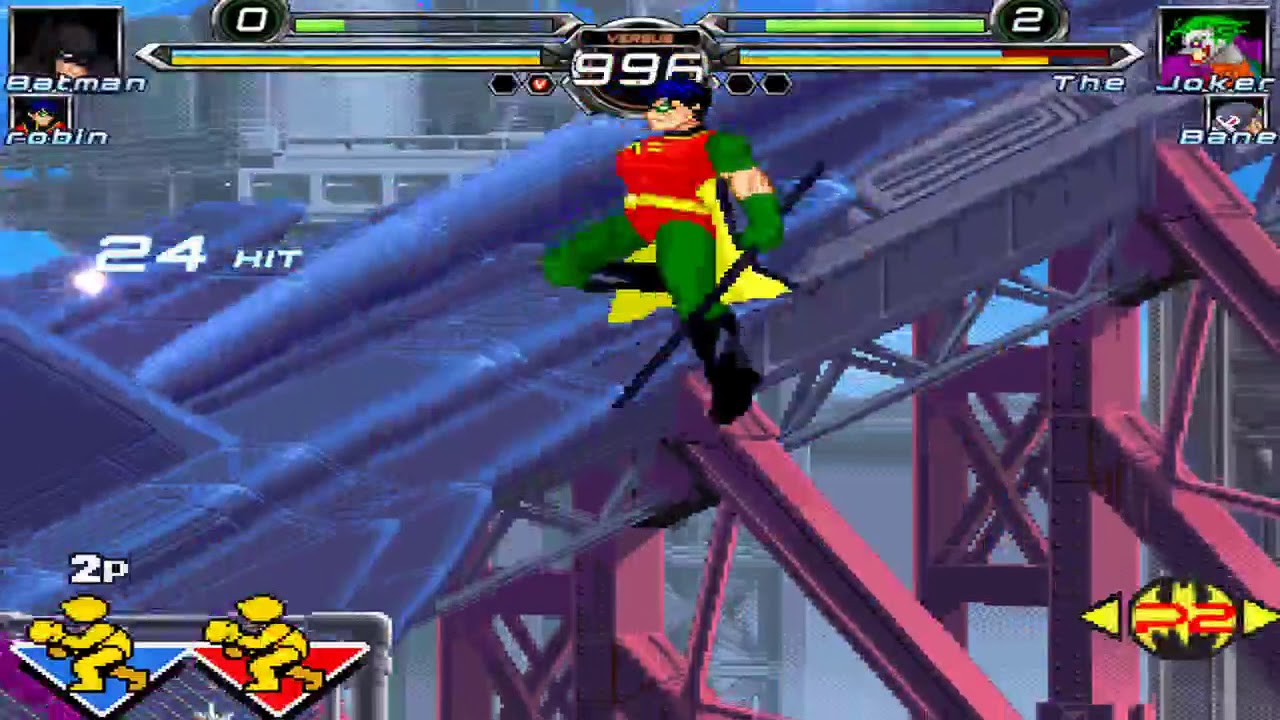 NICK54222 MUGEN: Batman and Robin VS The Joker and Bane - YouTube