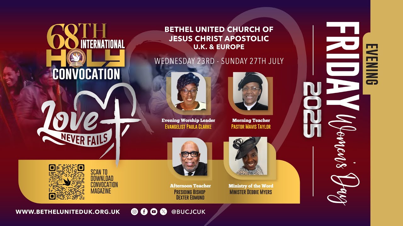 Friday Evening | 68th Holy Convocation | 25th July 2025 - YouTube