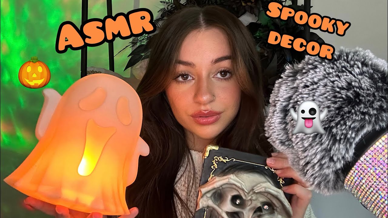 Asmr 👻 SPOOKY SZN 🎃 decor collection (scratching, tapping, chit ...