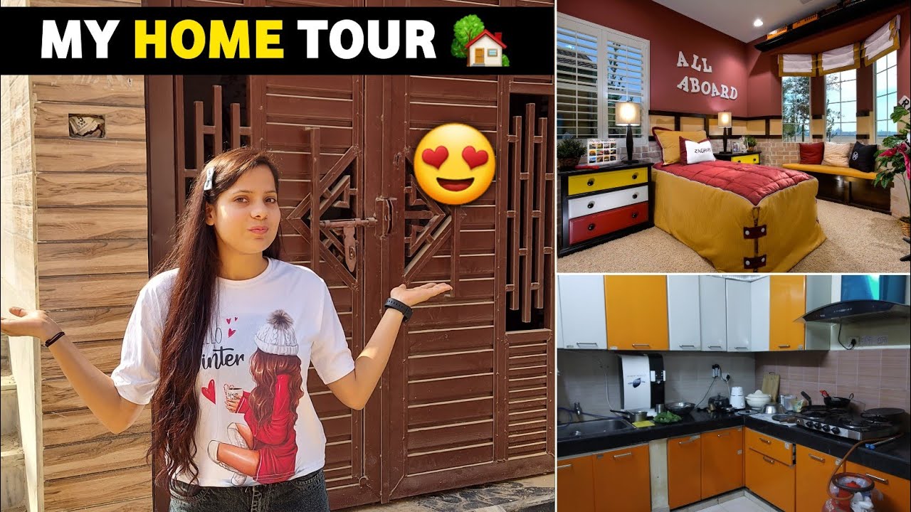 My New Home Tour Completed 🏡 | New Home Tour | My Home Tour | Our House ...