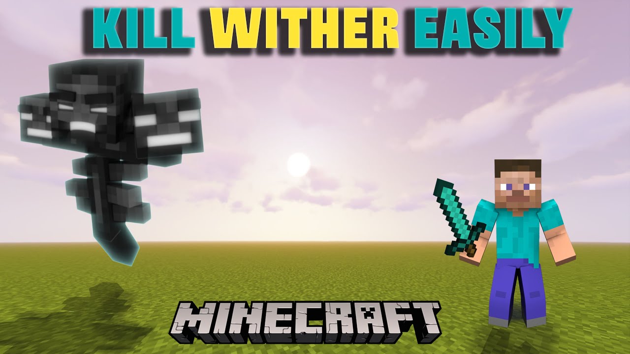 Kill Wither easily in minecraft | trap wither in minecraft - YouTube