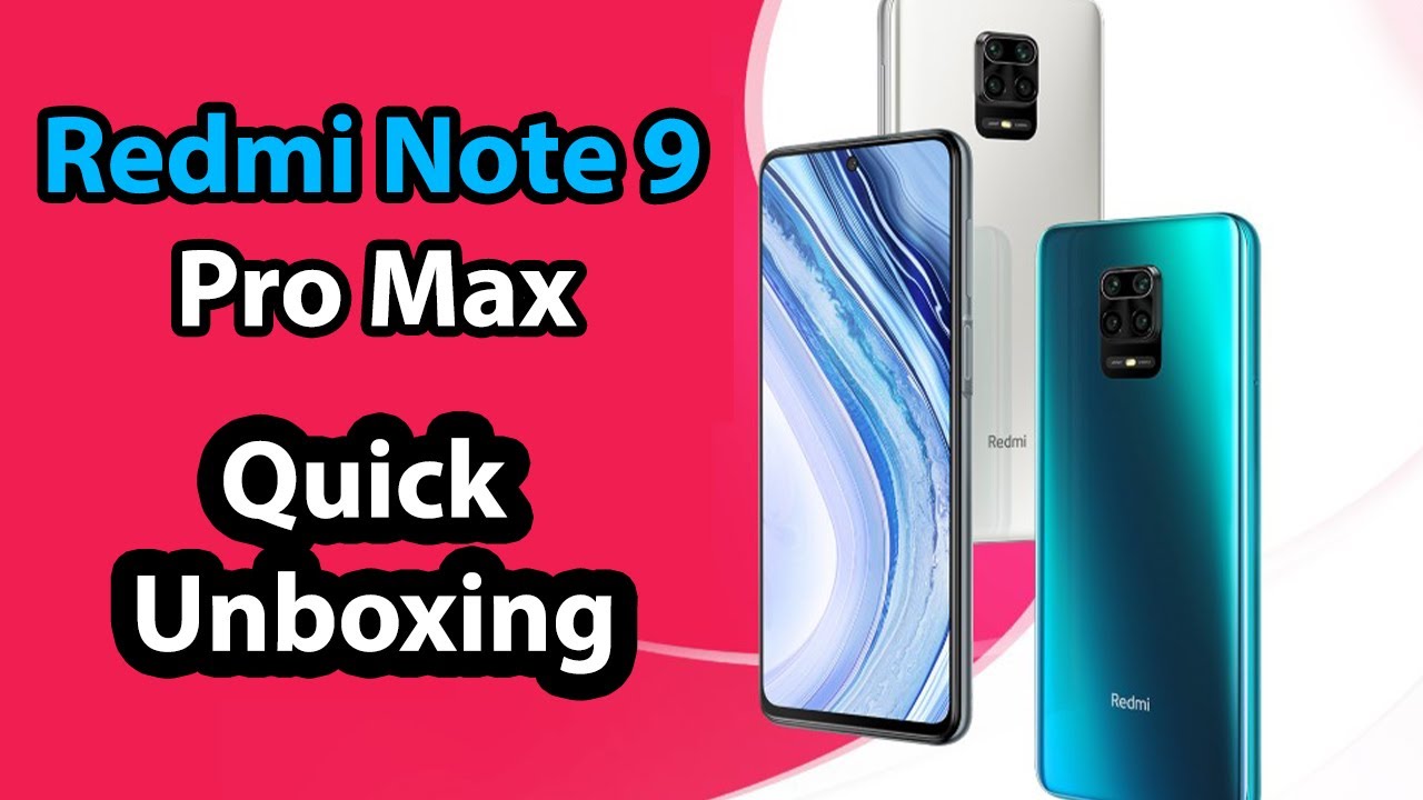 Redmi Note 9 Pro Max Unboxing And First Impression - YouTube