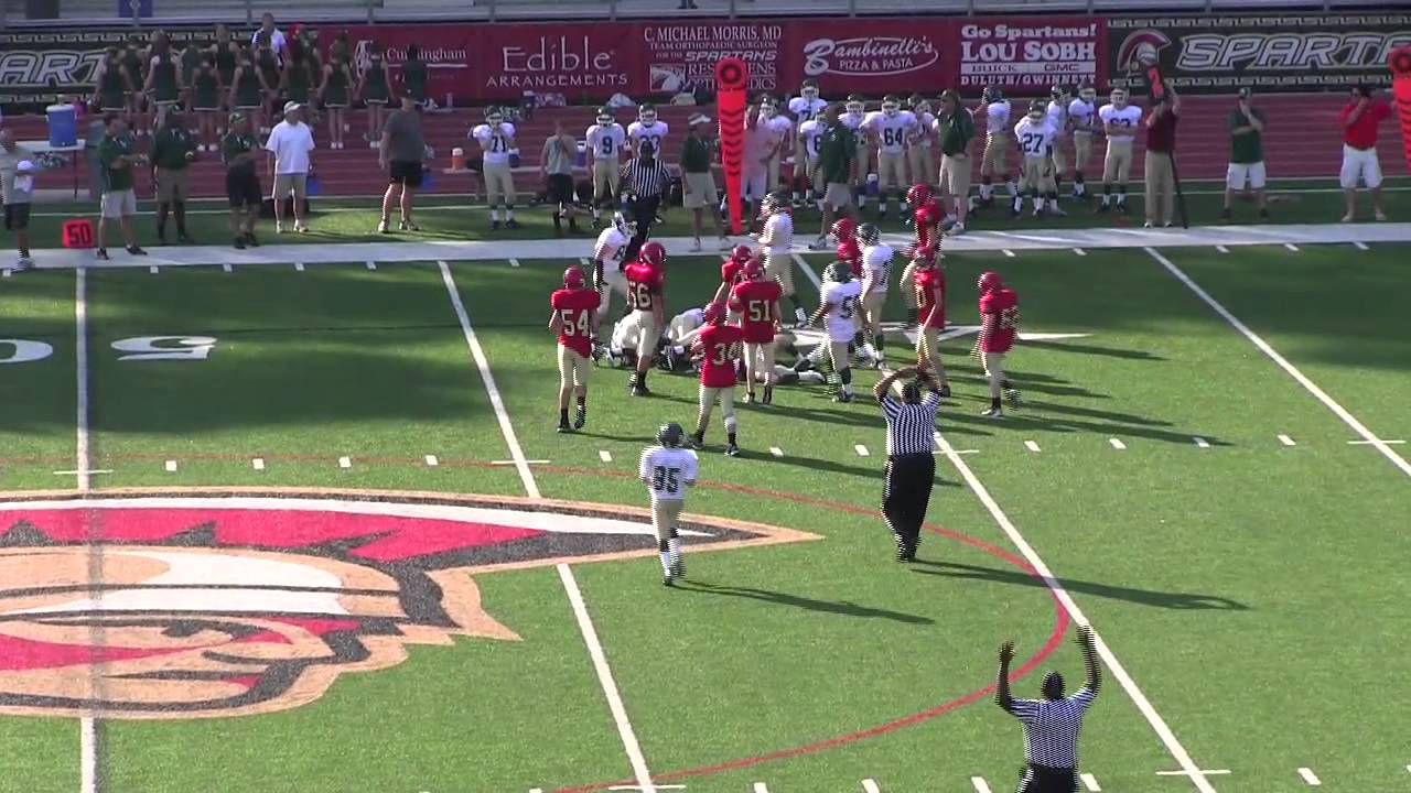 Greater Atlanta Christian School 7th grade football vs Blessed Trinity ...