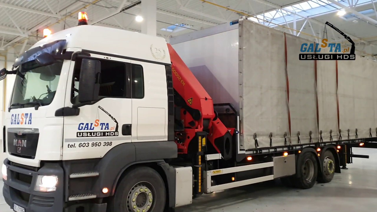 Man TGS 26.400 hds palfinger 50002 galsta.pl #15 - YouTube