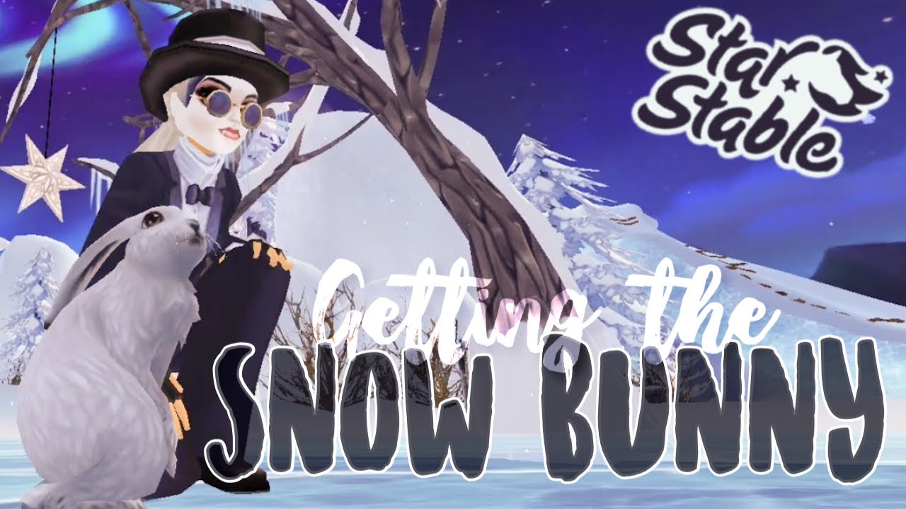 FREE Snow Bunny Pet! ~ Star Stable Online - YouTube