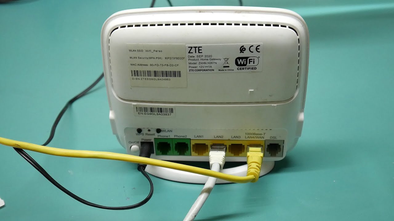 ZTE INWI access point ضبط رتور - YouTube