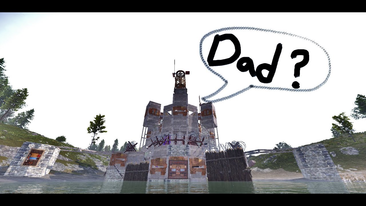 i played Official Vanilla Rust with my DAD... - YouTube