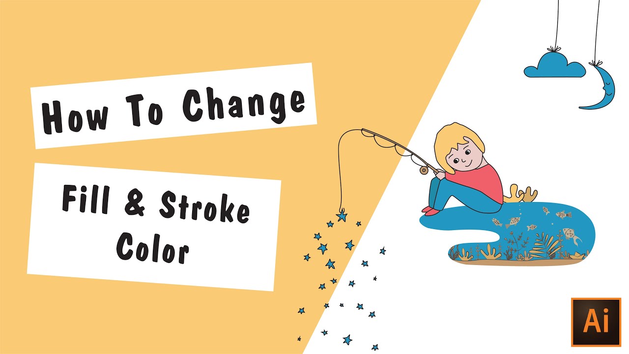 Changing Fill Stroke Color Adobe Illustrator Tutorial YouTube changing-fill-stroke-color-adobe-illustrator-tutorial-youtube