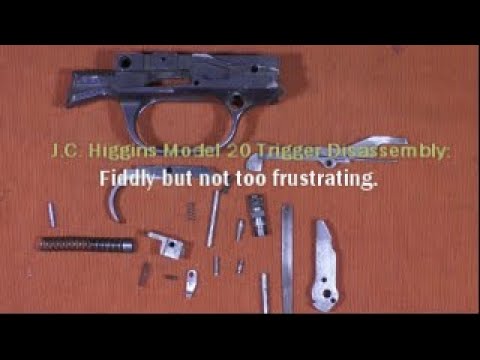 J.C. Model 20 Trigger Disassembly: Fiddly but not too frustrating ...