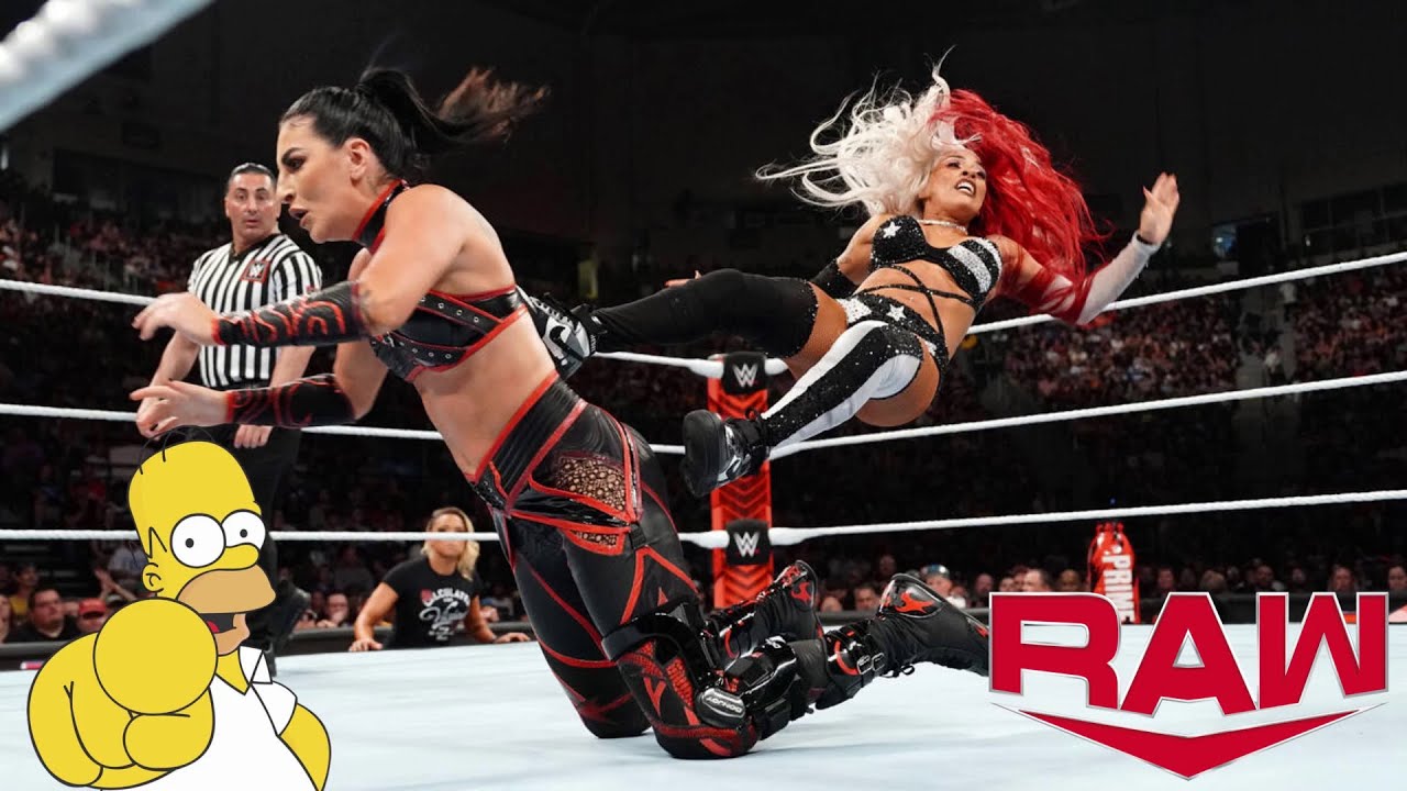 Homer Simpson Réact - Zelina vs Sonya Deville | Raw - YouTube