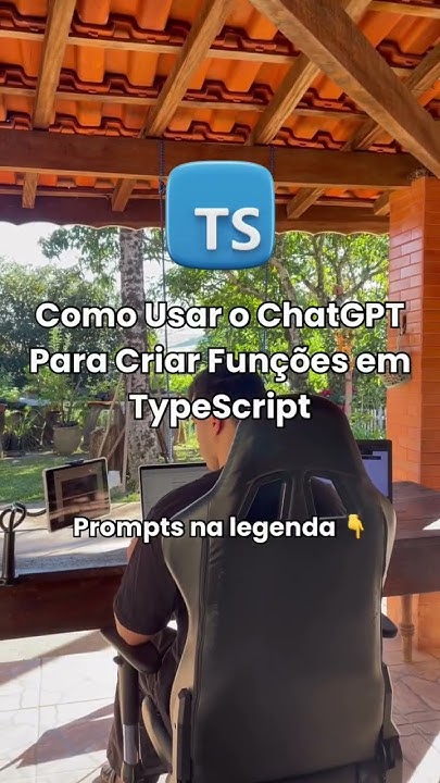 Como usar o ChatGPT para Criar Funções em Typescript - YouTube