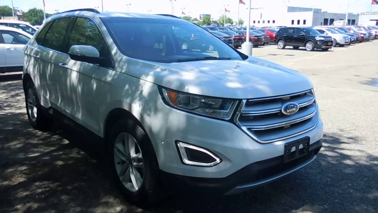 Used 2015 Ford Edge SEL White 3.5L V6 AWD- Elk River, St Cloud, St Paul ...