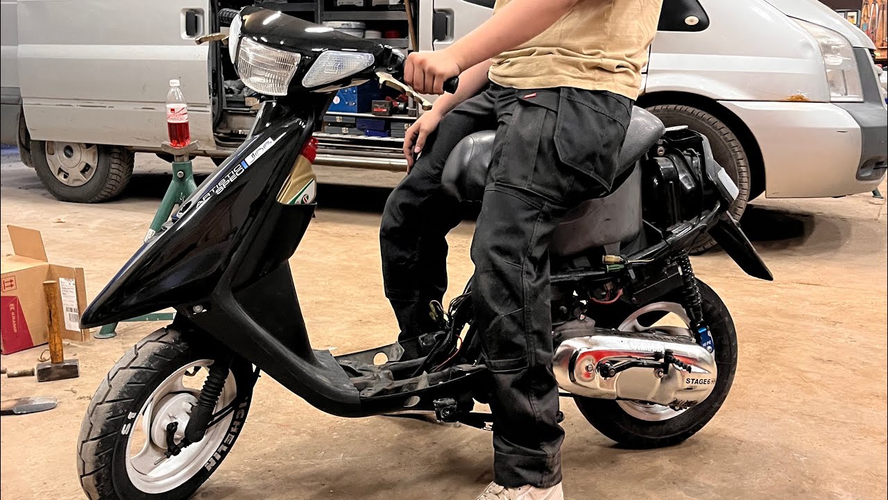 Motorrenovering Af Yamaha Jog As - YouTube