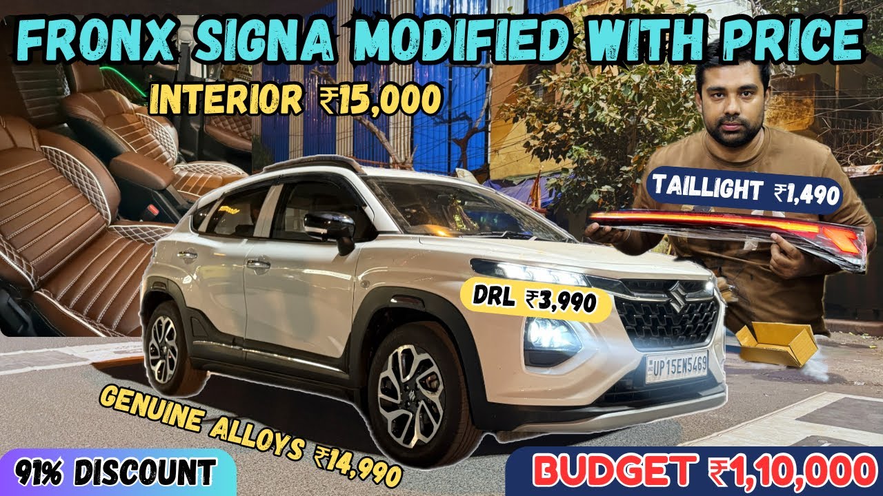 FRONX SIGMA BASE TO TOP MODIFICATION WITH PRICE🔥FRONX GENUINE ...