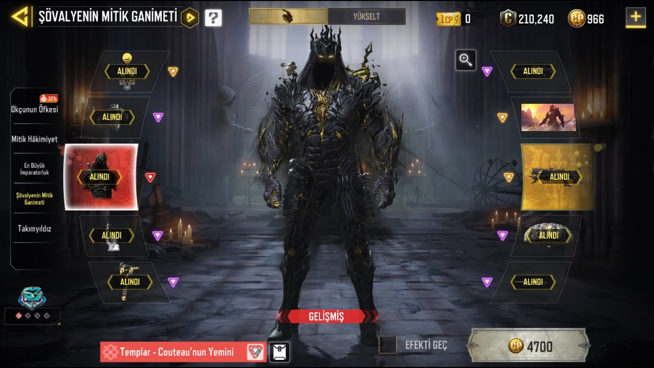 COD Mobile | 6000 TL'lik MİTİK KARAKTER ALDIM: TEMPLAR - COUTEAU ...