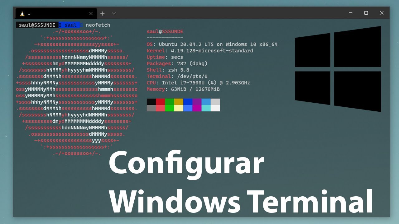 11.- Configurar Windows Terminal WSL2 Ubuntu 20.04 - YouTube
