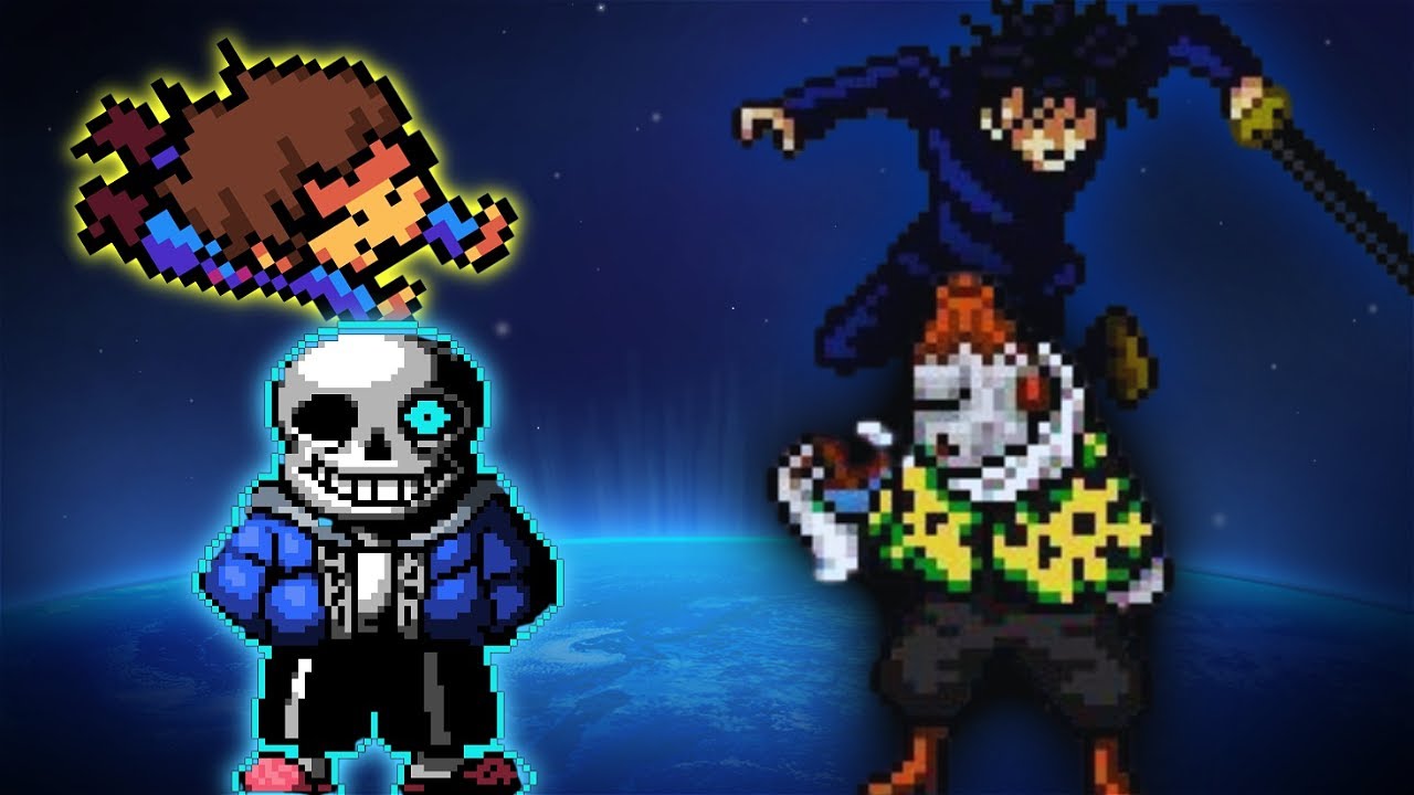 Frisk & Sans Vs Megumi & Jogo in Jump Force Mugen - YouTube