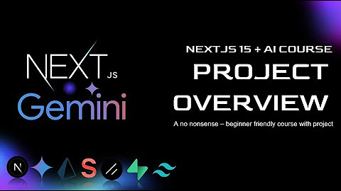 NextJs15 Course For Beginners | Supabase, Shadcn, Gemini AI, Prisma, Tailwind, Sanity ...