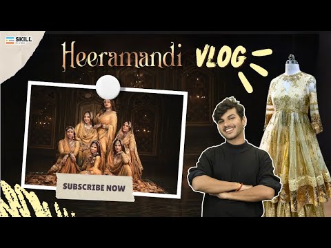 Heeramandi Inspired Outfit Vlog | Full Tutorial @NetflixIndiaOfficial # ...
