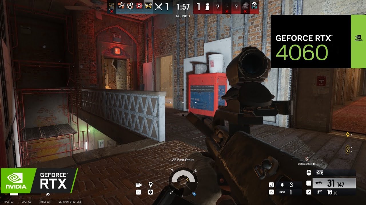 Rainbow Six Siege | RTX 4060 8GB (FHD Ultra Settings) - YouTube