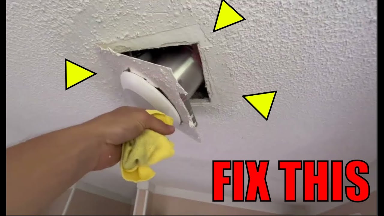 Avoid Costly Repairs: DIY Can Light Fix for Fallen Ceilings - YouTube