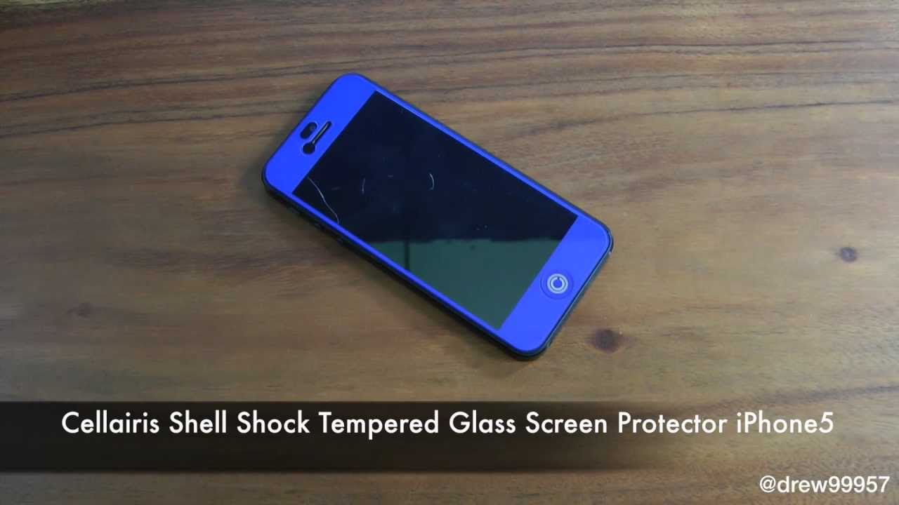 Cellairis Shell Shock Tempered Glass Screen Protector iPhone5 Review ...