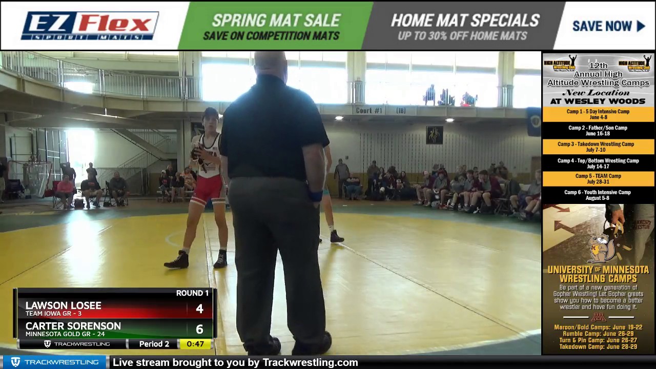 128 Lawson Losee Team Iowa GR vs Carter Sorenson Minnesota Gold GR ...