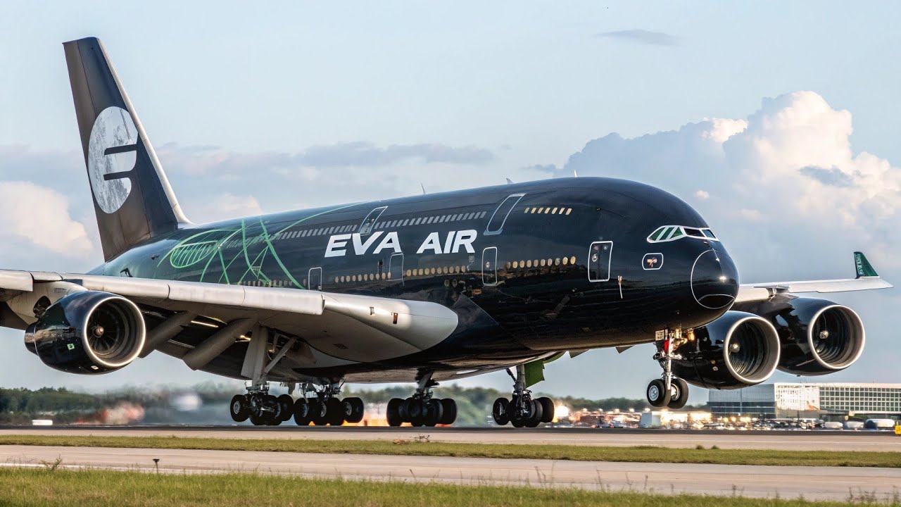 New EVA Air Airbus A380 | The World’s Largest Luxury Aircraft - YouTube