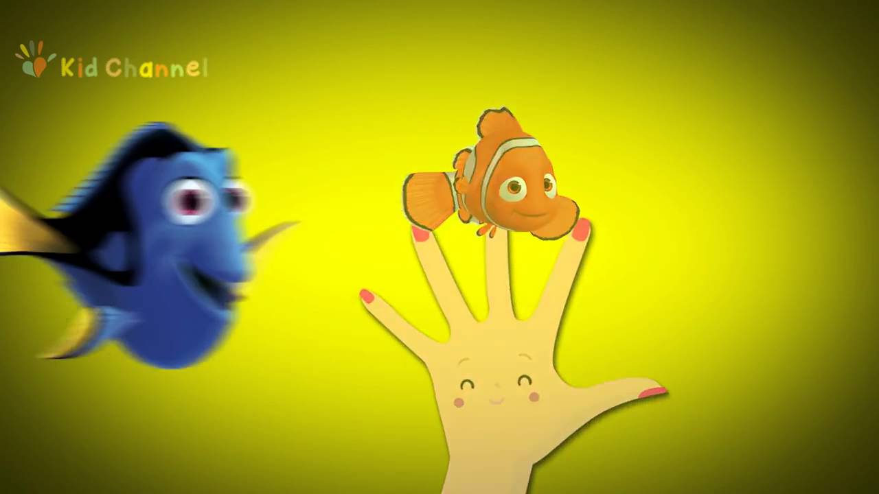 Nursery Rhyme From YOUTUBE FINDING NEMO Finger Family Nursery Rhyme ...