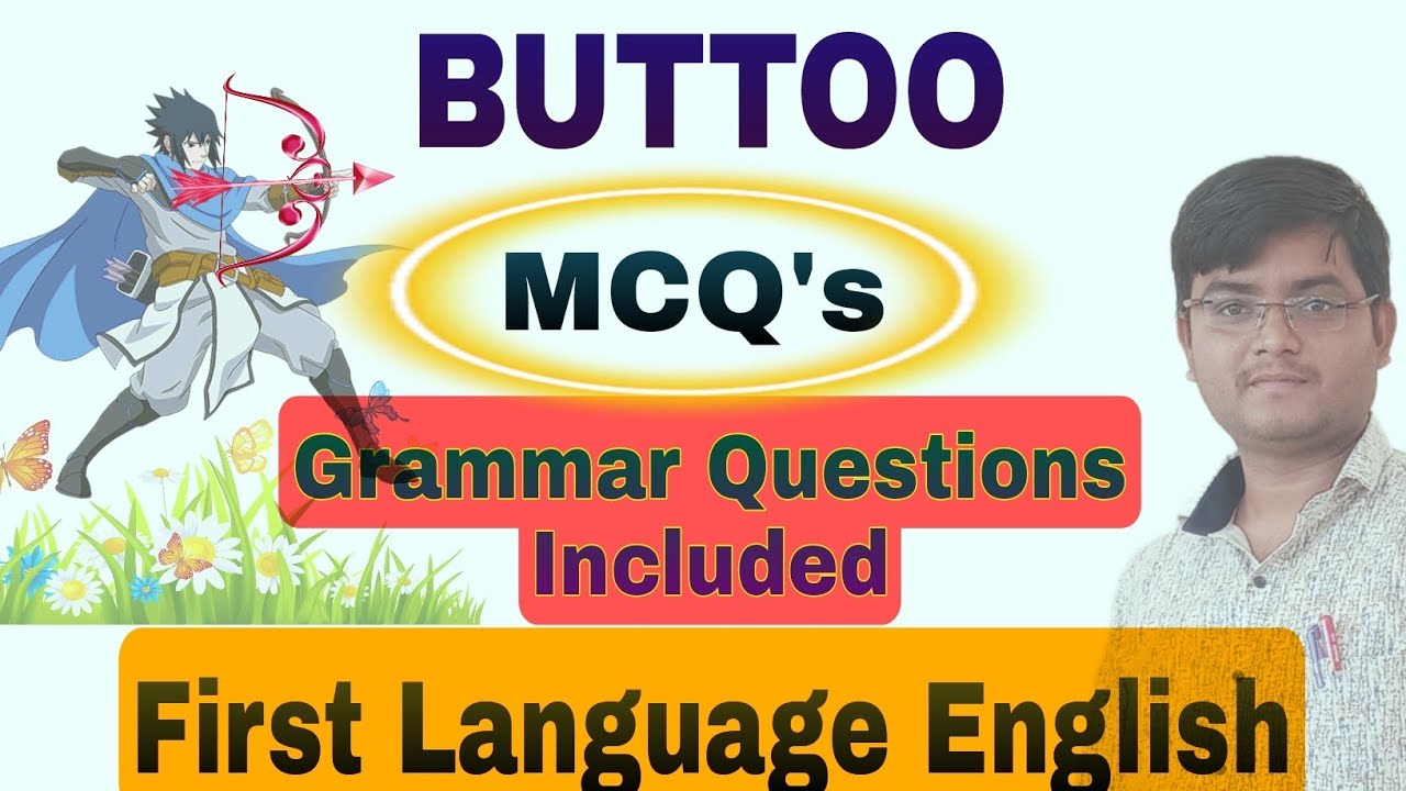 MCQ's-BUTTOO/First Language English/multiple choice questions - YouTube