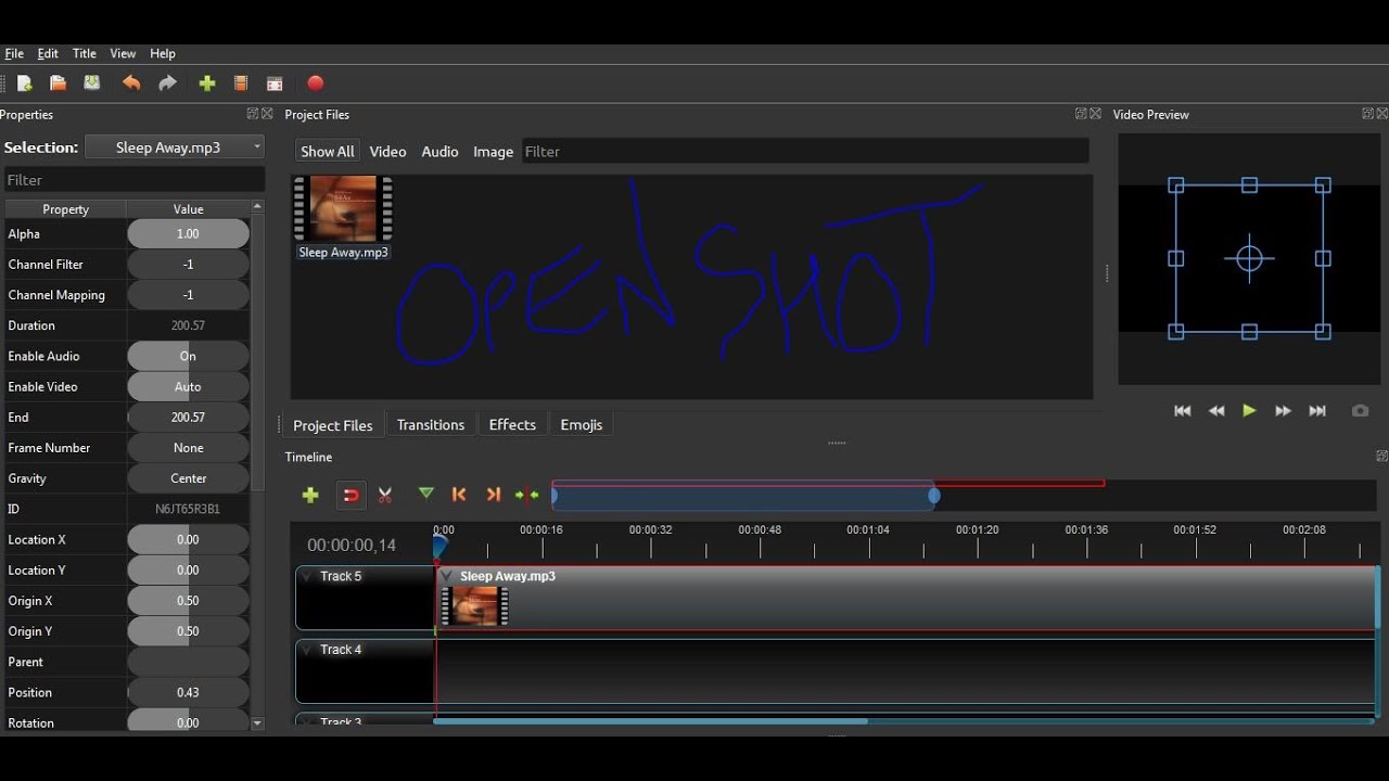 How to Enable/Fix Audio Preview issue in Open shot Editor - YouTube