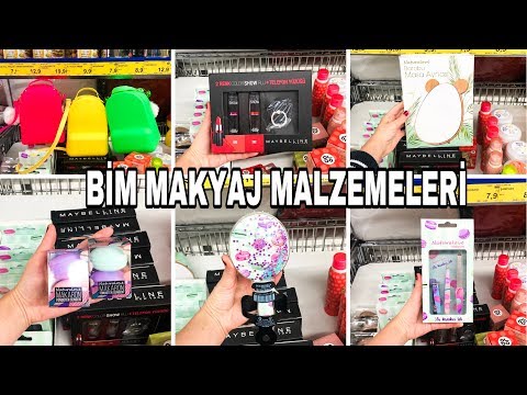 BİM'den Kozmetik Ürünleri | Makyaj Malzemeleri | Neler Neler Aldım | 2019