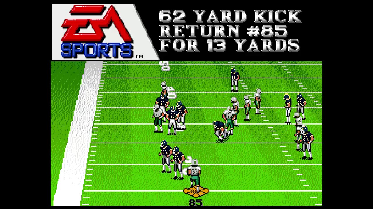Madden NFL '94 Genesis Miami Dolphins at San Diego Chargers - YouTube