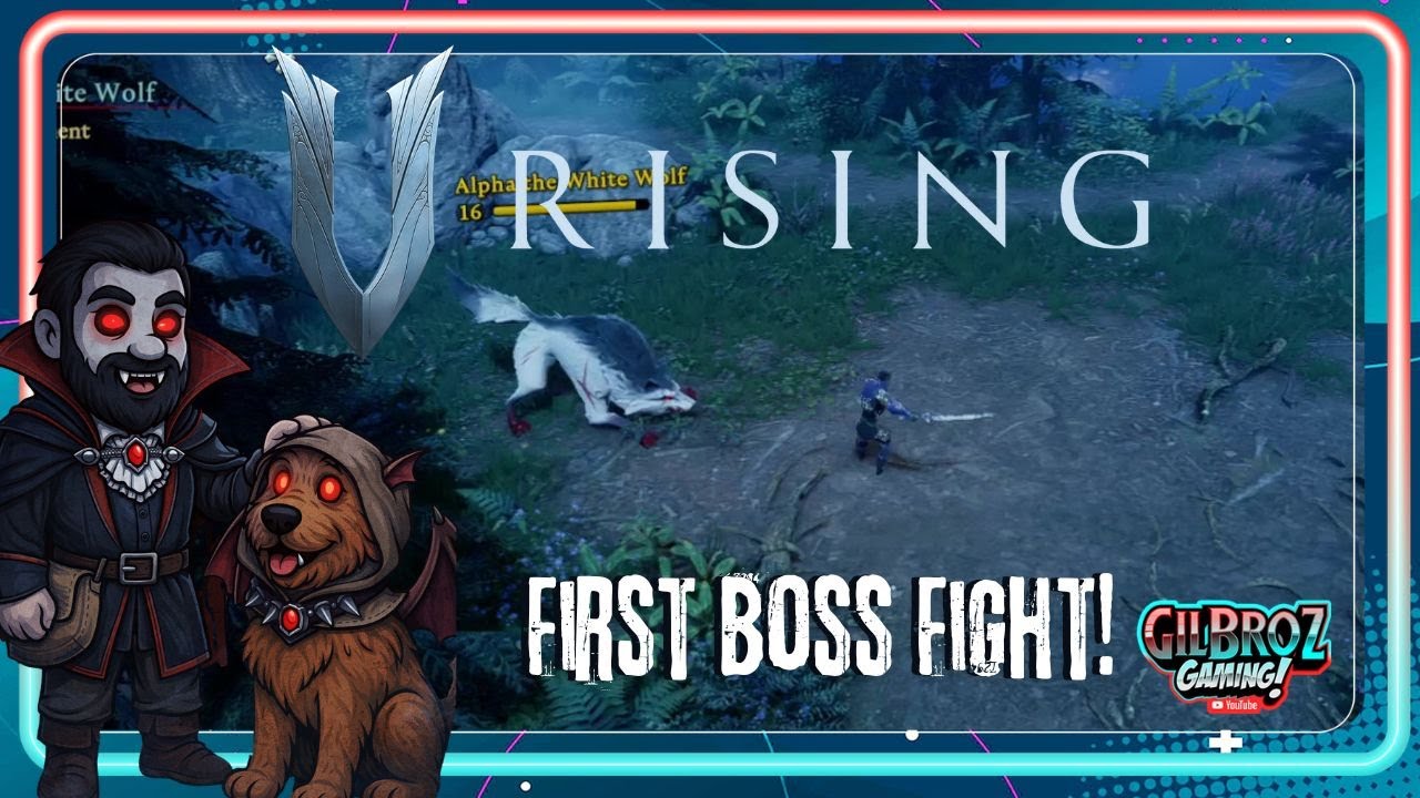 V Rising Episode 2 – Alpha the White Wolf Boss Fight! First V Blood ...