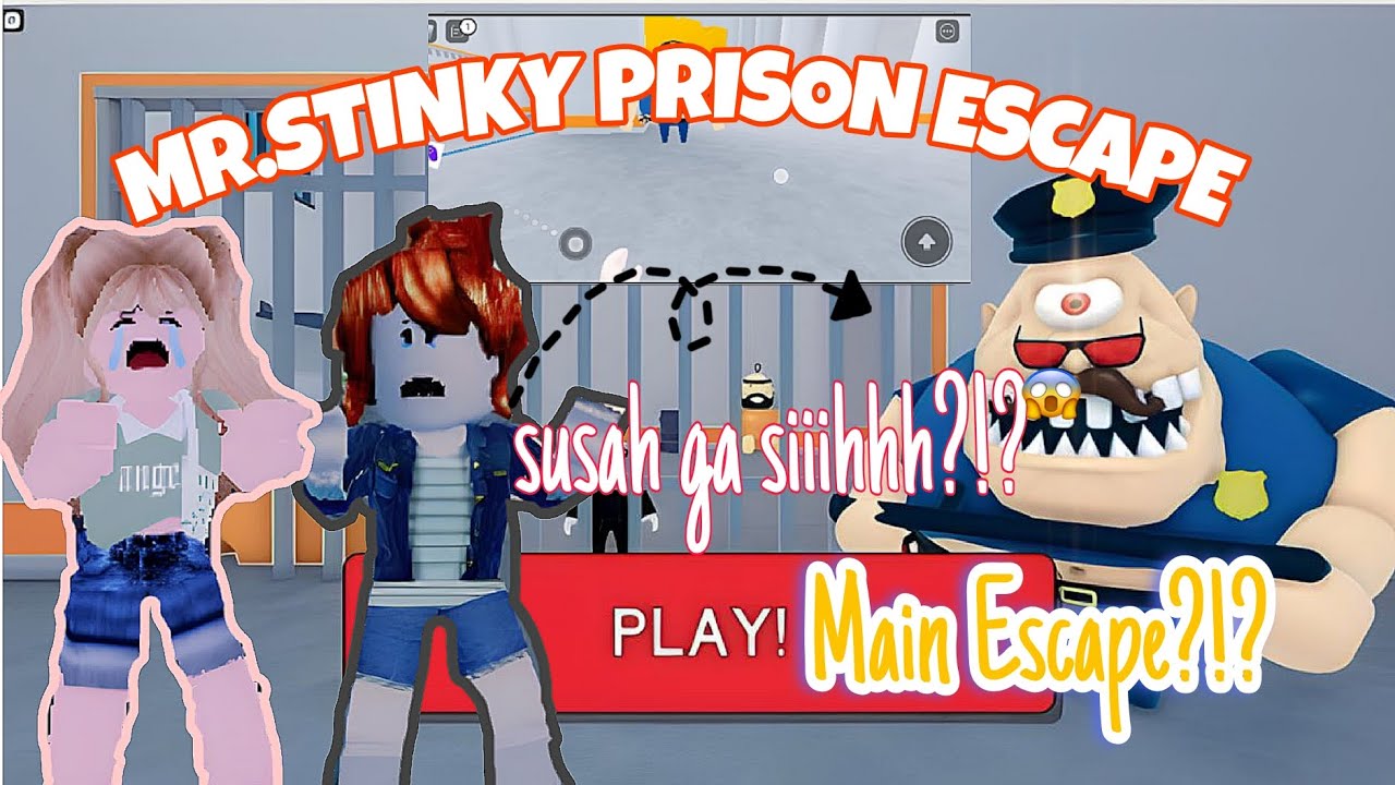 MAIN ESCAPE SAMPE CAPE BANGETT:)🥲😓||MR.STINKY PRISON ESCAPE!!🐾 - YouTube