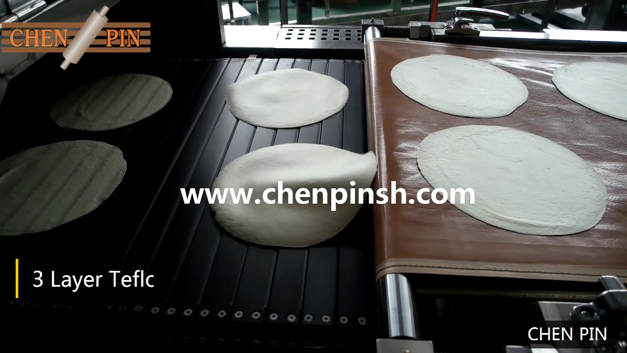 Full automatic flour tortilla production line machine with tortilla ...