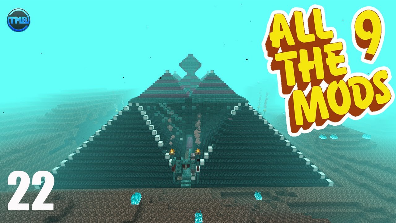 ATM 9 | EP 22 | Minecraft | ATM Pyramid + Industrial Foregoing Start ...