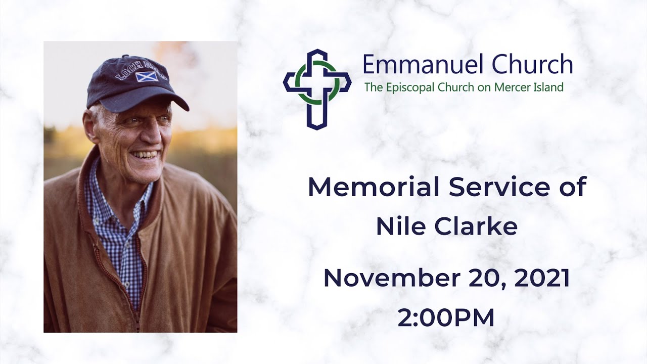 Memorial Service of Nile Clarke - November 20, 2021 - YouTube