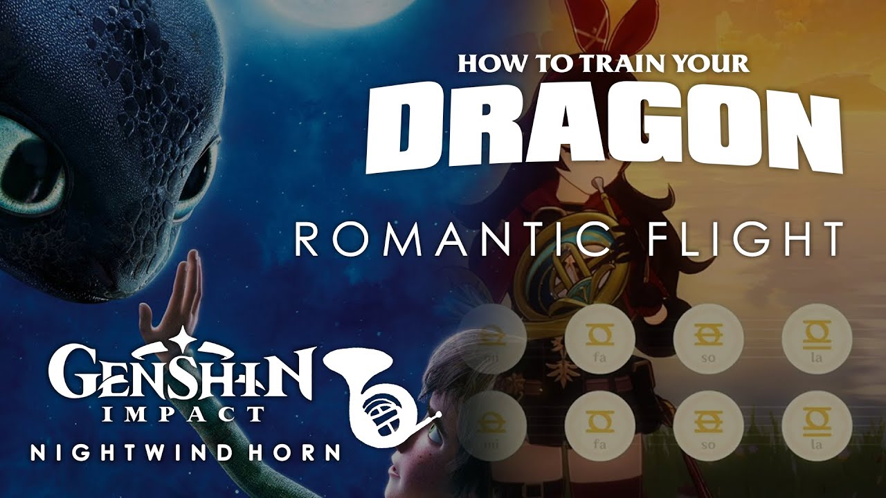 How to Train Your Dragon - Romantic Flight | Nightwind Horn Cover ...