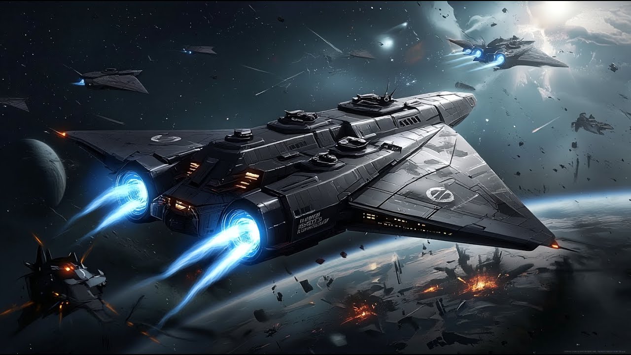 When All Hope Was Lost—A Human Warship From the Dark Void, Humanity ...
