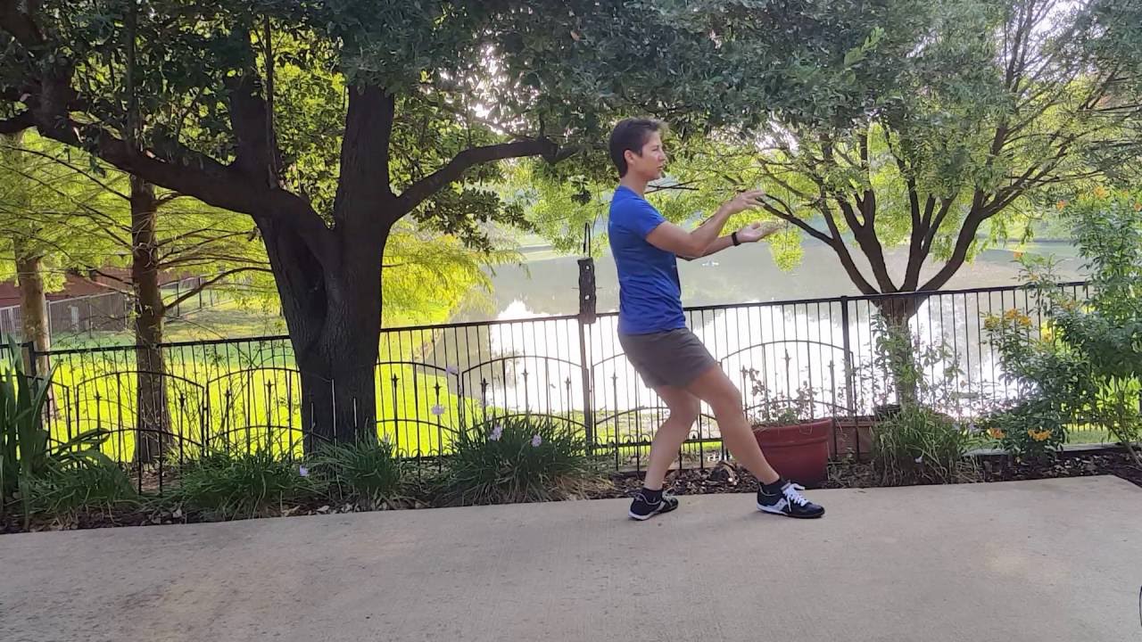 Yang Style Tai Chi Repulse Monkey - part 2 - YouTube