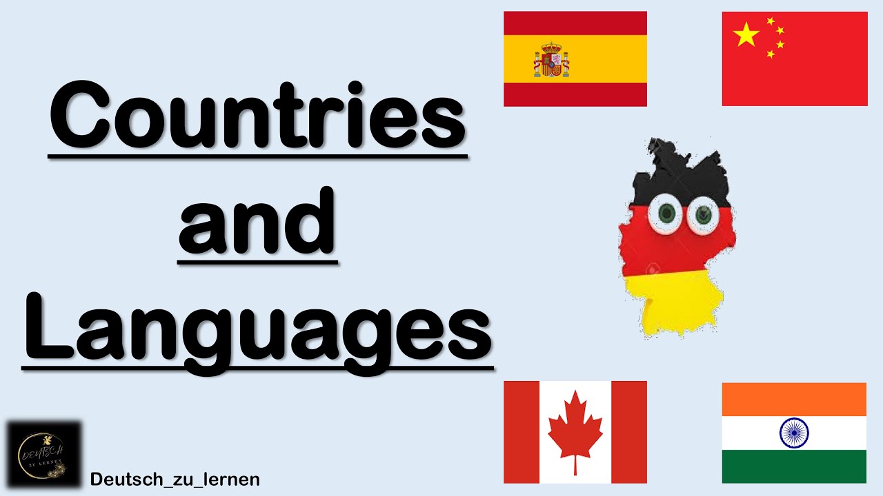 Learn German | country and languages | land und Sprache | German for ...